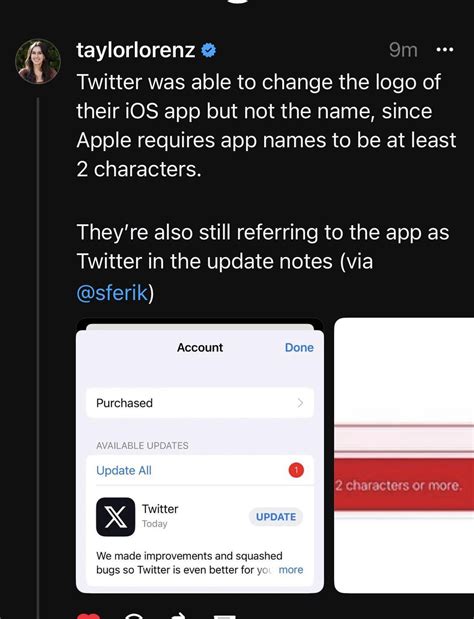 An App Called X Is Not Allowed On Ios Due To App Store Rules Rtwitter