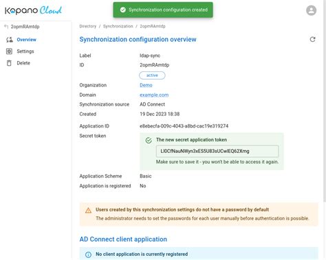 Directory Synchronization Documentation