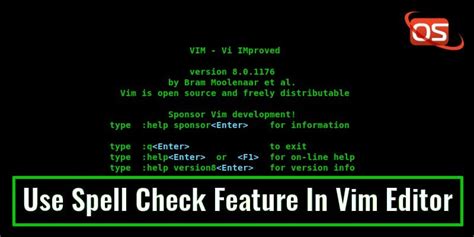 How To Use Spell Check Feature In Vim Text Editor Rvim