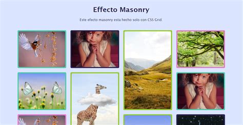 github byredhunter rh efecto masonry simple effect masonry only css