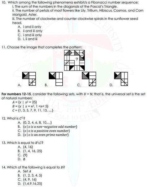 Solved 10 Which Among The Following Phenomena Exhibits Fibonacci Number Sequence The Sum
