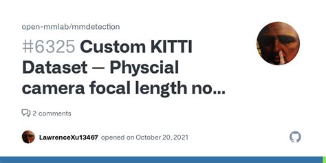 Custom Kitti Dataset Physcial Camera Focal Length Not The Same As The Camera Matrix Focal