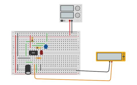 Circuit Design 555 Timer Tinkercad