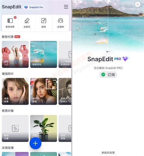 [android] 简单好用ai智能图像编辑 snapedit v4 4高级版 黑域基地