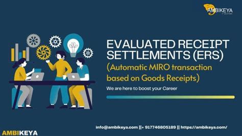 Evaluated Receipt Settlements Ers Automatic Miro Transaction Based