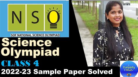 Sof Nso Class 4 Sample Paper Solved 2022 23 National Science