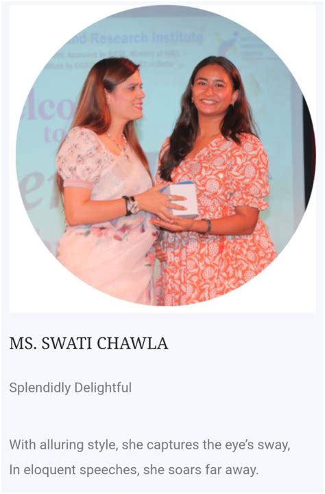 Dr Swati Chawla Phd On Linkedin Thankyou Meri College For Your