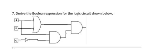 [answered] Derive The Boolean Expression For The Logic Circuit Shown Kunduz