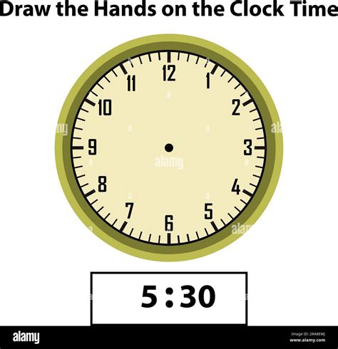 Draw Hands Analog Clock What Is The Time Learning Clock And Math