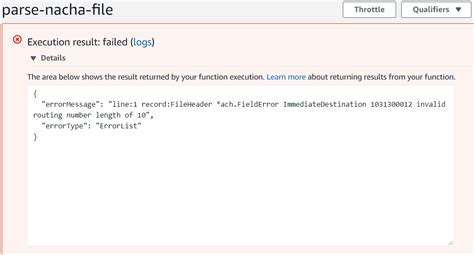AWS NACHA To JSON Moov ACH