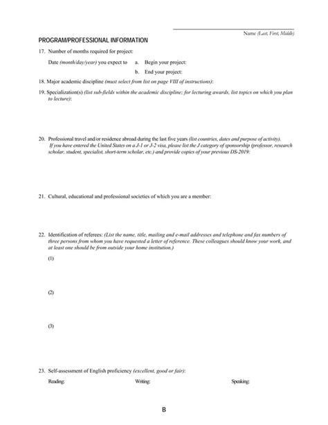 2014 Fulbright Scholar Application Pdf