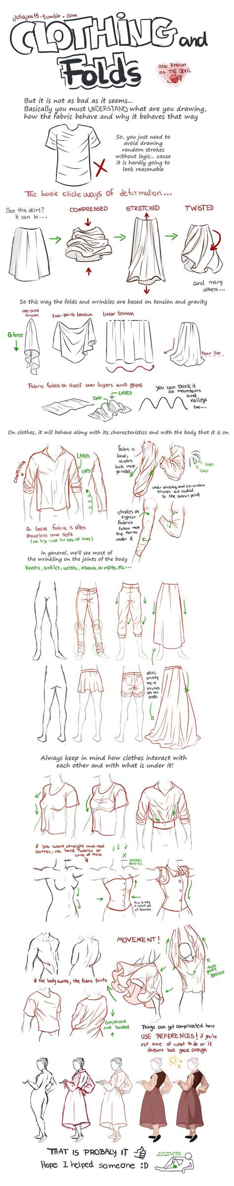 Image Of How To Draw Fashion Fabric Folds