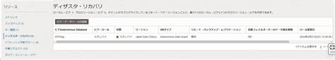 212 Autonomous Database を災害対策構成にしてみよう Ociチュートリアル