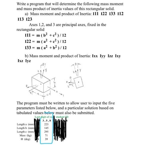 Solved Write A Program That Will Determine The Following