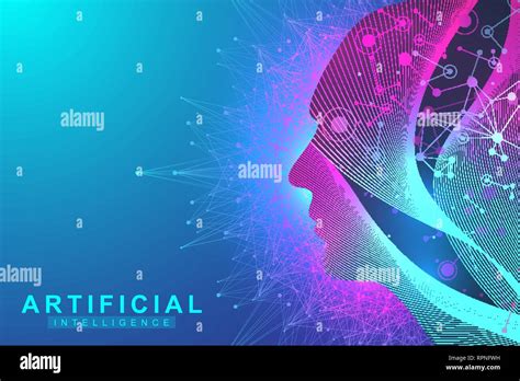 Futuristic Artificial Intelligence And Machine Learning Concept Human