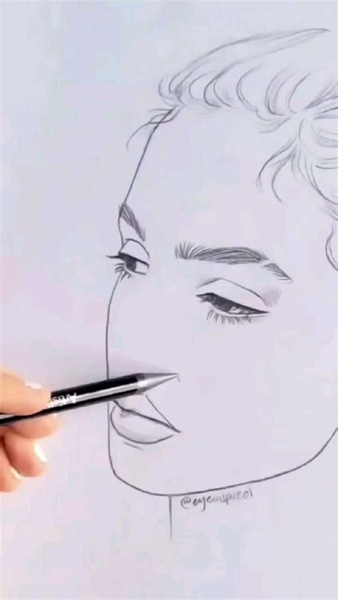 How To Draw A Side Nose In 2023 Face Drawing Portraiture Drawing Line Art Drawings