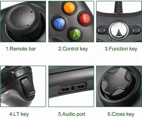 Jamswall Xbox 360 Controller Pc Controller Usb Wired Joystick Gamepad For Xbox 360 Improved
