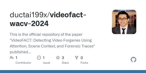 Github Ductai199x Videofact Wacv 2024 This Is The Official Repository Of The Paper Videofact