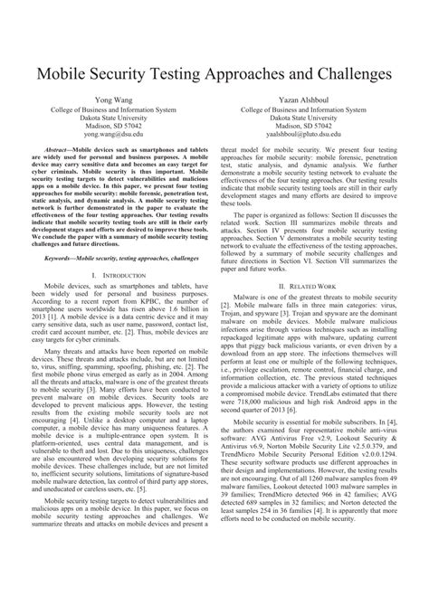 PDF Mobile Security Testing Approaches And Challenges