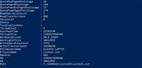 Powershell Script For Monitoring Windows Service Memory Utilization