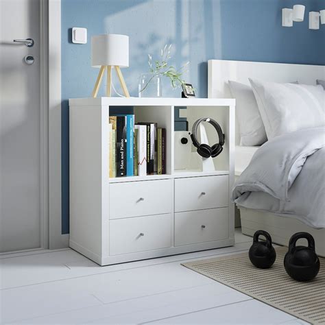 Kallax Open Kast Met 4 Lades Wit 77x77 Cm Ikea