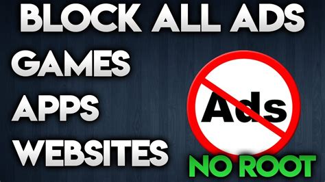 BLOCK ADS ON ANY ANDROID DEVICE NO ROOT REQUIRED YouTube