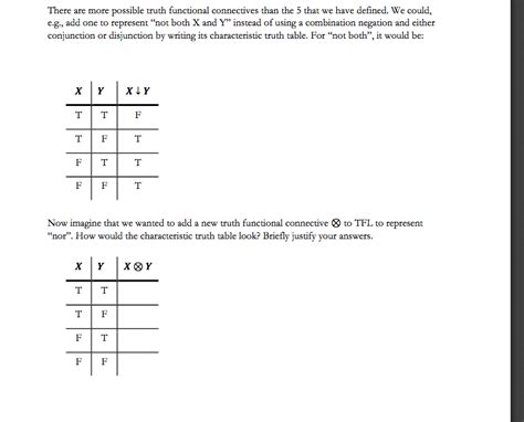 There Are More Possible Truth Functional Connectives Chegg Com