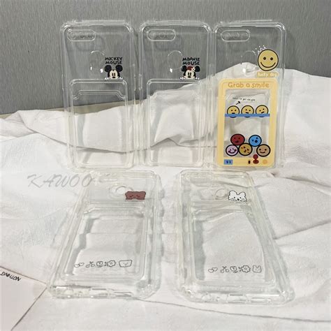 เคสโทรศัพท์ Tpu แบบนิ่ม ลายการ์ตูน พร้อมช่องใส่บัตร สําหรับ Oppo A5s A7