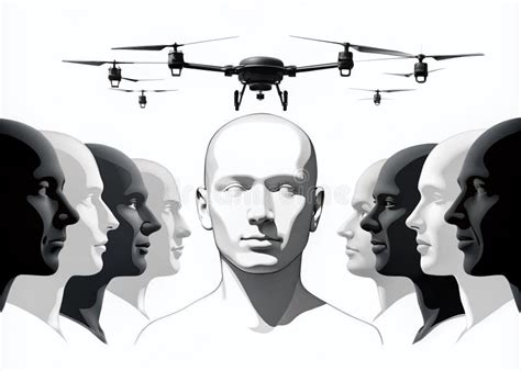 Dynamic Drone Footage Animated Heads Motion Graphics And Attitude