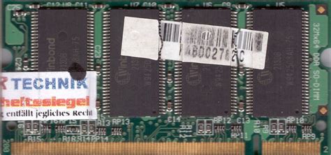 Transcend Pc 2100 256mb Ddr1 266mhz Sodimm Ddr266 Arbeitsspeicher Lr1