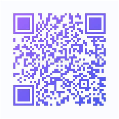 Gradient Qr Code Quick Response Code Marketing And Inventory Management Stock Illustration
