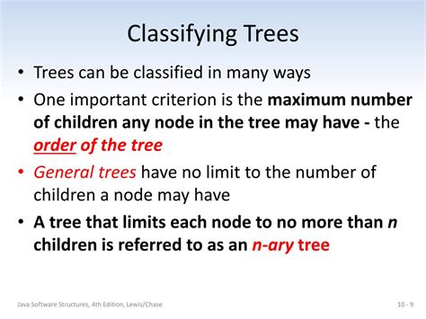 Ppt Chapter 10 Trees Modified Powerpoint Presentation Free Download