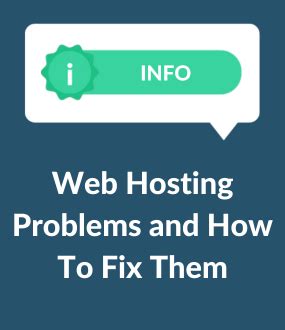 6 Common Web Hosting Problems And How To Fix Them Yourself