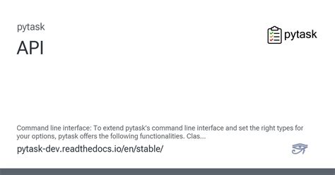 Api Pytask 053 Documentation
