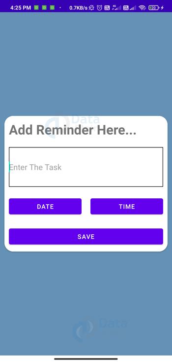 Android Task Reminder App Source Code Included DataFlair