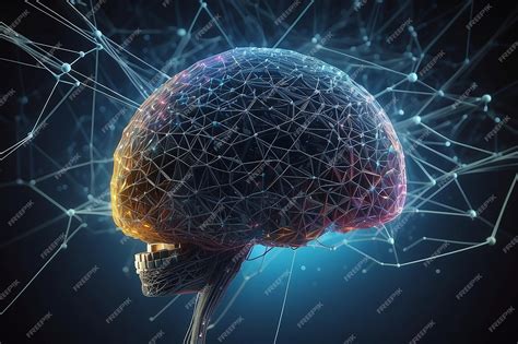 Premium Photo Cybersecurity And Big Data 3d Illustration With Neural Networks