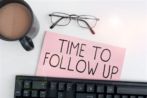 inspiration showing sign time to follow up business idea enquiry of
