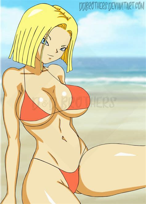 Android 18 06 Colored By Ddbrothers On Deviantart