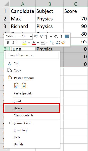How To Delete Row In Excel If Cell Is Zero 5 Ways On Sheets