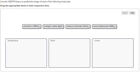 Solved Use The Vsepr Theory To Predict The Shape Of Each Of