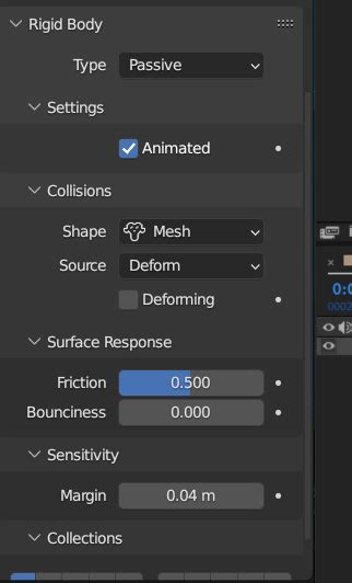 physics why is the rigidbody not animating with the character