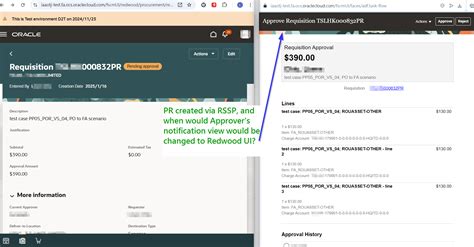 Redwood For Approvers View — Cloud Customer Connect