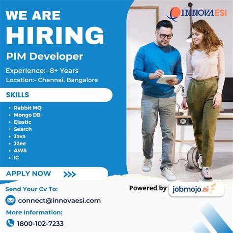 Innova Esi On Linkedin Pimdeveloper Chennaijobs Bangalorejobs