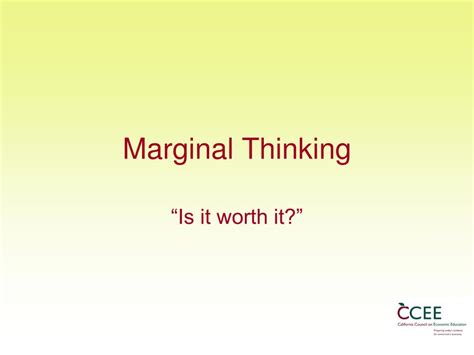 Ppt Marginal Thinking Powerpoint Presentation Free Download Id5644299