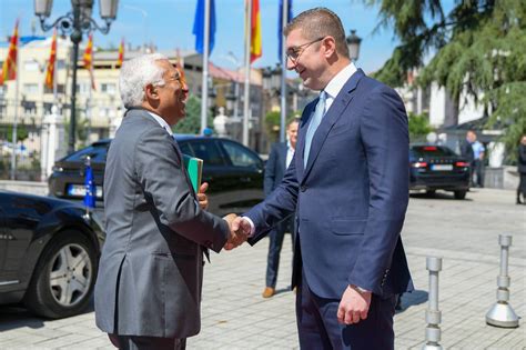 Hristijan Денес Скопје е домаќин на значајна посета претседателот на Европскиот совет