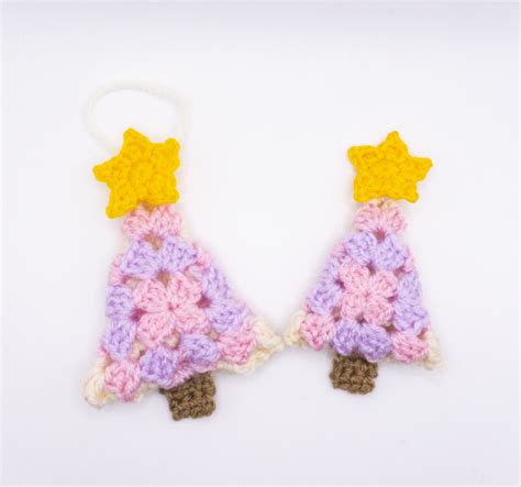 Granny Square Tree Ornament Free Pattern Jess Crafting