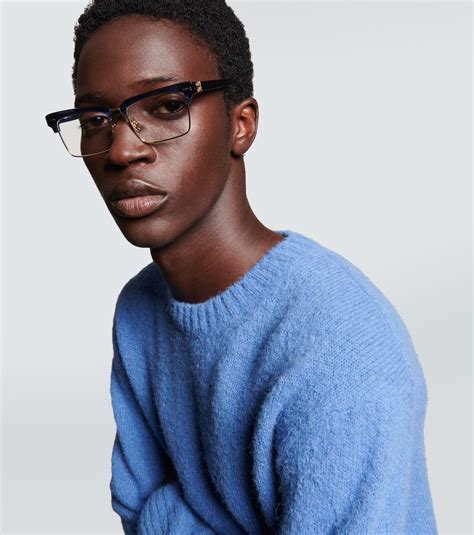 Square Glasses In Blue Miu Miu Mytheresa