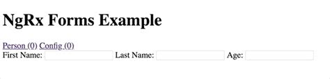 Redux Form Validation With Ngrx Forms