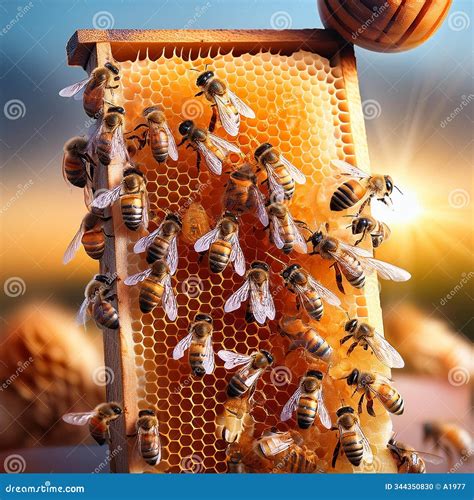 Bees Scient Class Hymenoptera Insect Animal Ai Generated Stock Image