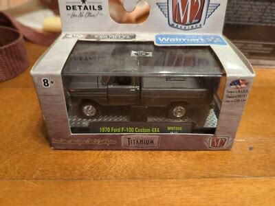M2 Machines Titanium 1970 Ford F 100 Custom 4x4 Wmts06 16 12 32500